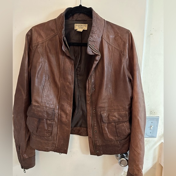 Lucky Brand | Jackets & Coats | Lucky Brand Leather Jacket | Poshmark